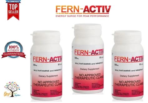 Fern Activ Supplements 500mg 60 Capsules 3 Bottles Lazada Ph