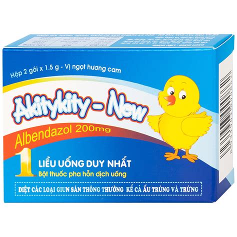 Distocide 600mg Thuốc Trị Giun Sán 4 Viên