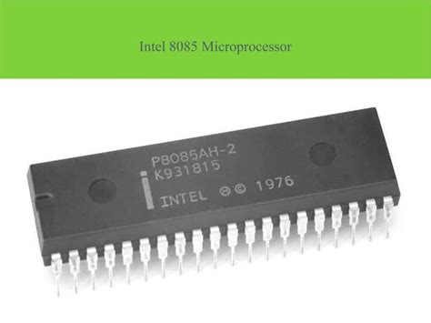 8085 Micro Processor Ppt