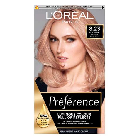 Loréal Paris Preference Permanent Hair Dye Luminous Colour Rose Lig