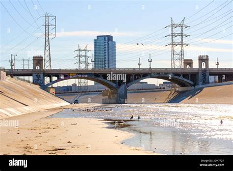 Los Angeles California January 10 2026 Sixth Street Viaduct Bridge