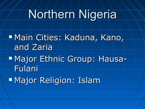Nigerias Geography And Ethnic Groups Ppt