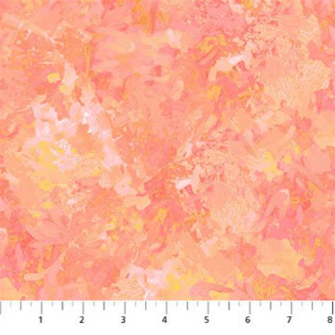 Chroma In Peach Melba By Deborah Edwards For Northcott Fabric 100 High Quality Cotton Etsy