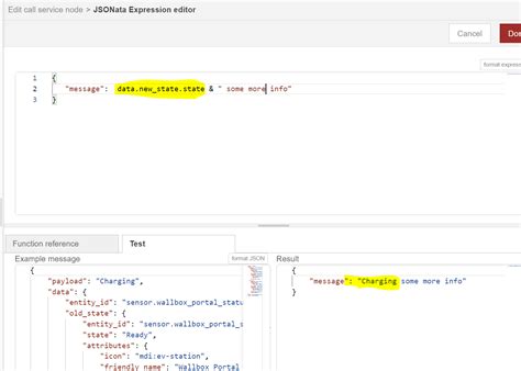 Extracting Payload Values And Send To Notification General Node Red