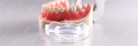 Premium Photo Silicone Orthodontic Retainers To Hold Teeth And