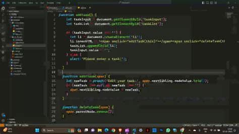 internshipproject htmlcssjavascript frontenddev todolistapp