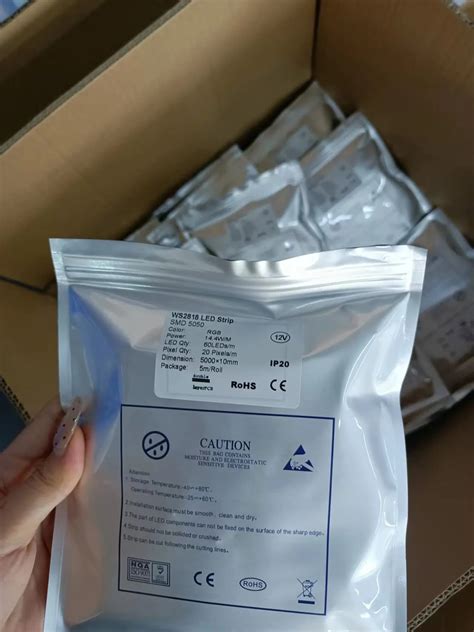 Customized 100pcs Ws2811 Led Strip And 8pcs Power Supplies Sent To