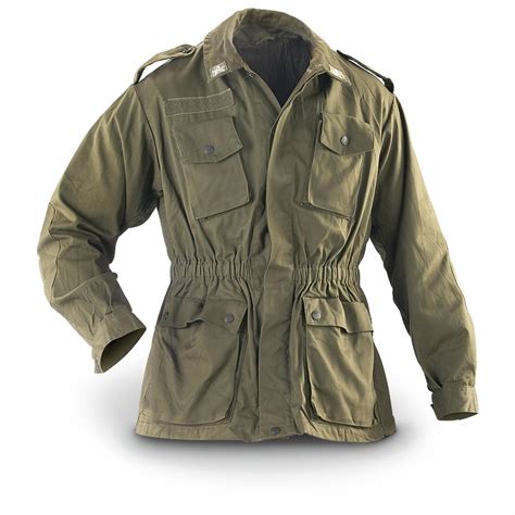 Italian Military Surplus Olive Drab Combat Jacket Used Sportsmans Guide