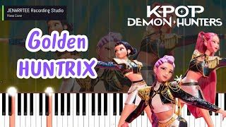 [kpop Demon Hunters Ost] Huntrix Golden Piano Tutorial Sheet Music