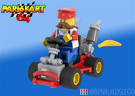 Lego Moc Mario Kart 64 By Benbuildslego Rebrickable Build With Lego