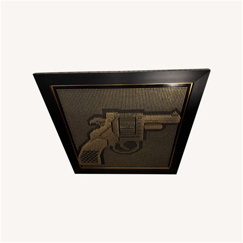 3d Gun Wall Art Aptdeco