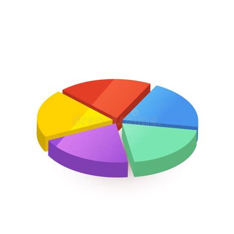 5 Piece Pie Chart Template