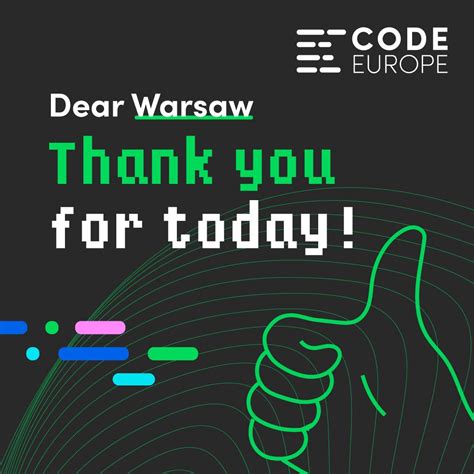 Code Europe On Linkedin Codeeurope2022 Warsaw Codeeurope2023