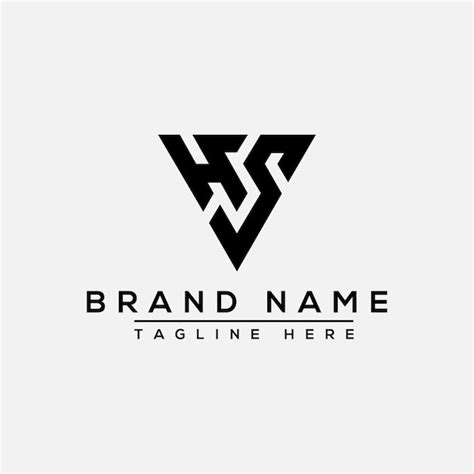 Premium Vector Hs Logo Design Template Vector Graphic Branding Element
