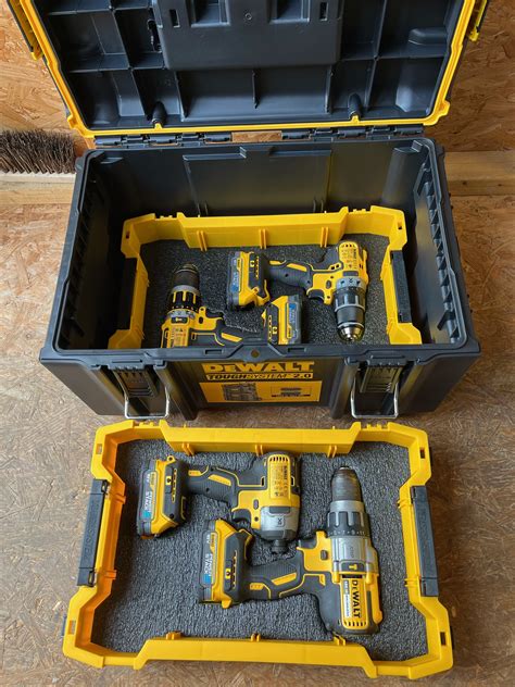 Dewalt Toughsystem Trays Tool Storage Diy Tool Box Organization