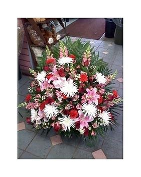 Traditional Funeral Floor Baskets Delivery Port Chester Ny Port