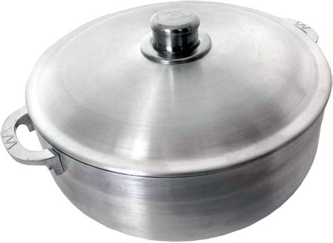 Magnaware Cast Aluminum Dutch Oven With Lid 5 Quart Oval Lightweight Pot For Cajun