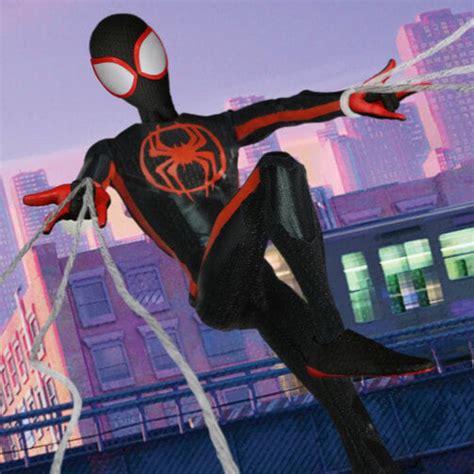 Mezco Toyz One12 Collective Marvel Miles Morales Spider Man Acro