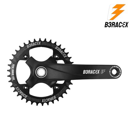 B3racex Hc Hollowtech Mtb Crankset 170mm 104bcd 6061 T6 Ultra Light