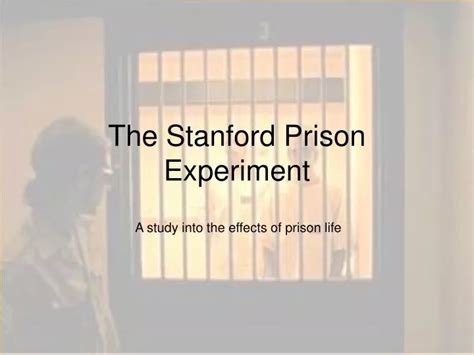 Ppt The Stanford Prison Experiment Powerpoint Presentation Free