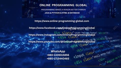 Online Programming Global Dhaka