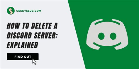 How To Delete Discord Server Illustrative Guide Geeky Slug How To Delete Discord Server Illustrative Guide Geeky Slug
