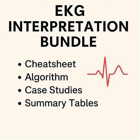 Ekg Interpretation Bundle Pdf And Comprehensive Doc Cheatsheet