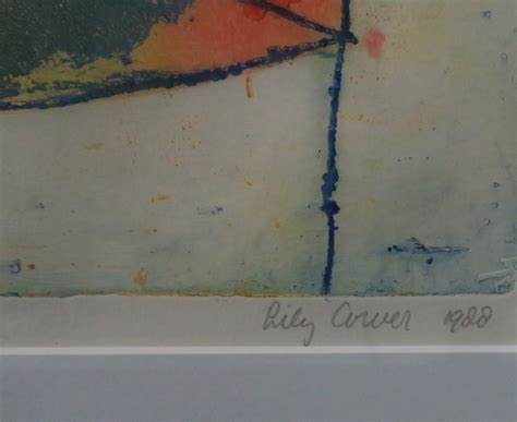 Lily Corver Lily Corver Ets En Aquatint Zonder Titel Ingelijst Verkocht Kunstveiling Nl