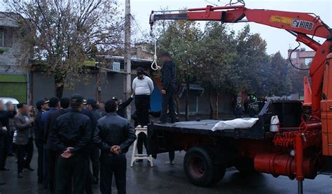 Iran Human Rights Article West Azerbaijan Prisoner Hanged By Crane