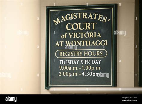 Leongatha Australia 02nd Nov 2023 Signage For The Wonthaggi