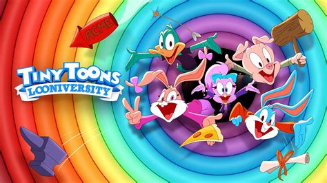 New Series Tiny Toons Looniversity Follows Babs Buster And Their New Friends Hamton Plucky