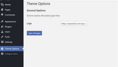Creating A Wordpress Theme Options Page Without A Plugin