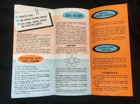 Vintage Travel Brochure Ranwick Uranium Mine Sault Ste Marie Canada Atomic Age 2068580848
