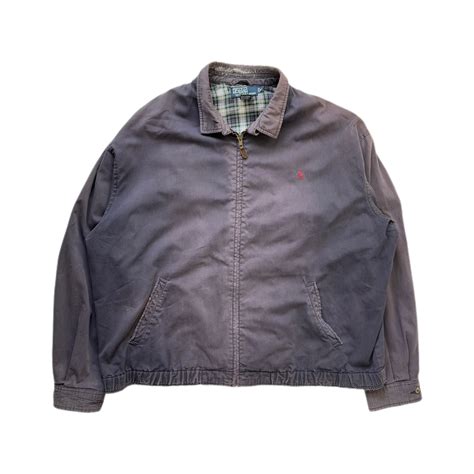 90s Polo By Ralph Lauren Harrington Jacket 【xl】 Grab Used Clothing