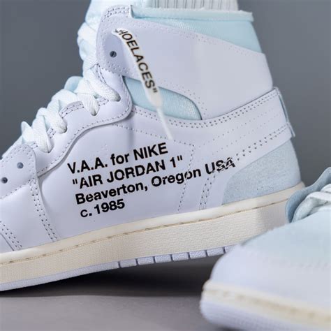 Virgil Abloh Archive X Air Jordan 1 Alaska Release Date Aa3834 100
