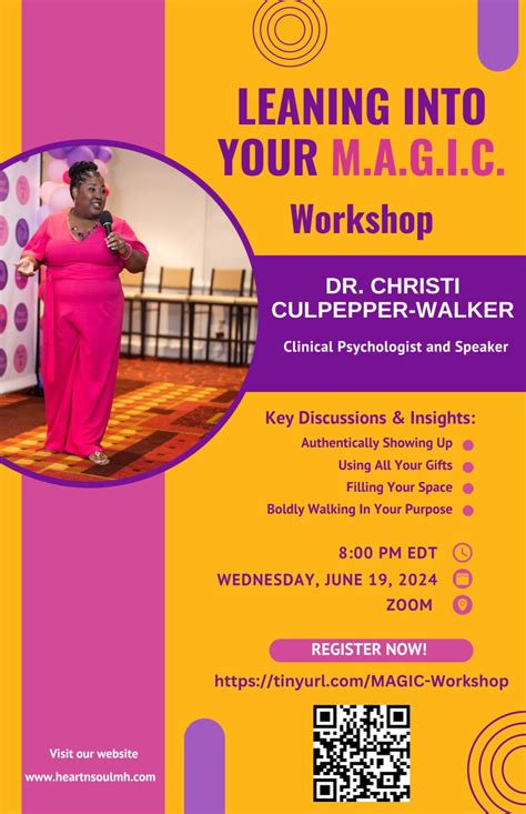 Christi Culpepper Walker Phd On Linkedin Heartnsoulmh Drccsays Virtualworkshop