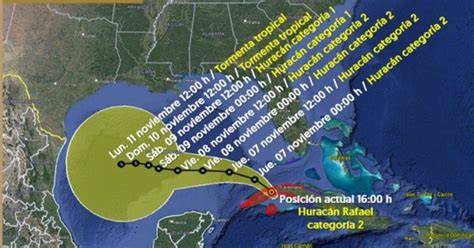 Huracán Rafael Provocará Lluvias En Campeche Yucatán Y Quintana Roo