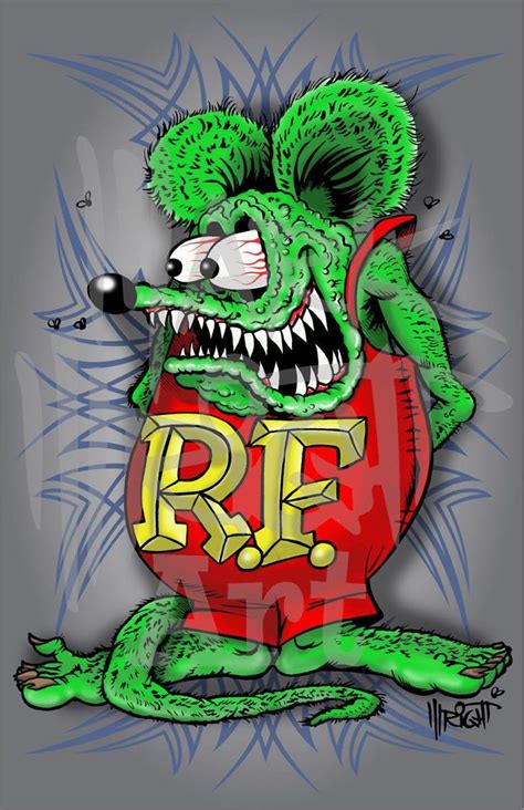 Pin By Farley Goertzen On Rat Fink Rat Fink Lowbrow Art Illustration