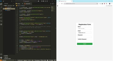 Webdevelopment Javascript Miniproject Frontend Coding Learning Goli Chiranjeevi