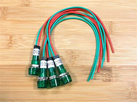 4 Bbt 12 Volt Green Led Hi Profile Landscape Courtesy Lights Ebay