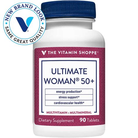 Multivitamínico Para Mujer Ultimate Woman 50 En Tabletas The Vitamin Shoppe Paraguay