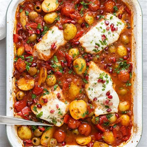 Mediterranean Cod Tray Bake Recipe