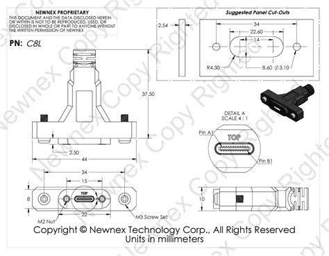 Usb C Panel Mount Cable Supports Usb 32 Power Delivery And Display