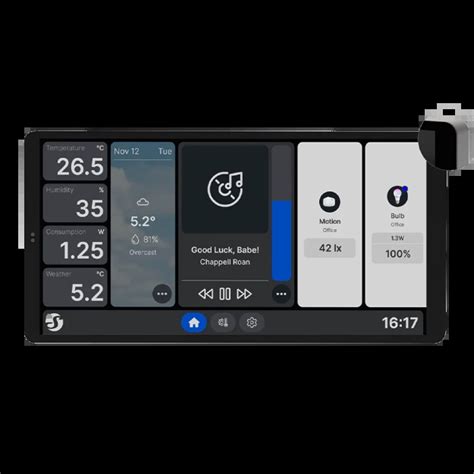 Shelly Wall Display X2 Ecrã Touch 6 95 Domótica