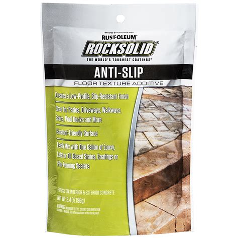 Rust Oleum Rocksolid Anti Slip Floor Texture Additive 34 Oz