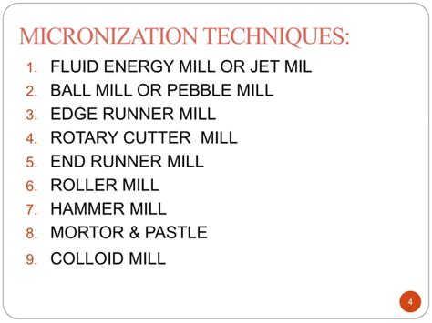 Micronization By Pankaj Pptx Physics Science