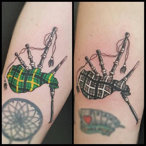 Scottish Bagpipes Tattoo At Charlie Oppen Blog