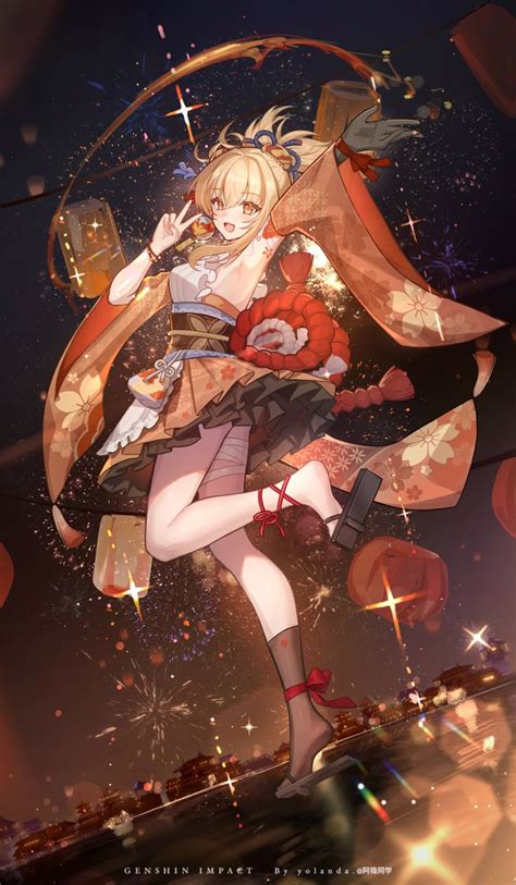 Discover 900 ♥ Yoimiya ♥ And Anime Ideas Fan Art Impact Pyro And More