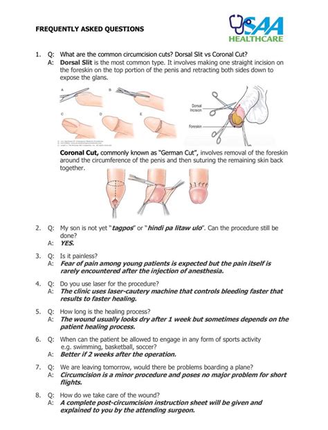 Types Of Circumcision Cuts Pain Management In Circumcision