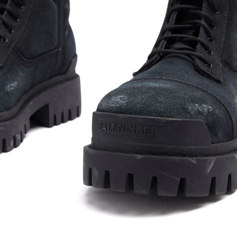 Balenciaga Strike Boot Black End Us